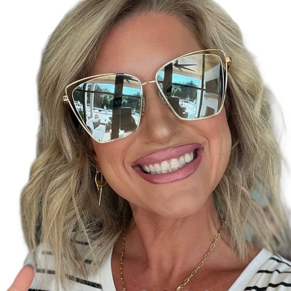 Diff Eyewear | Accessories | Diff Becky Ill Sunglasses Gold Frame ...